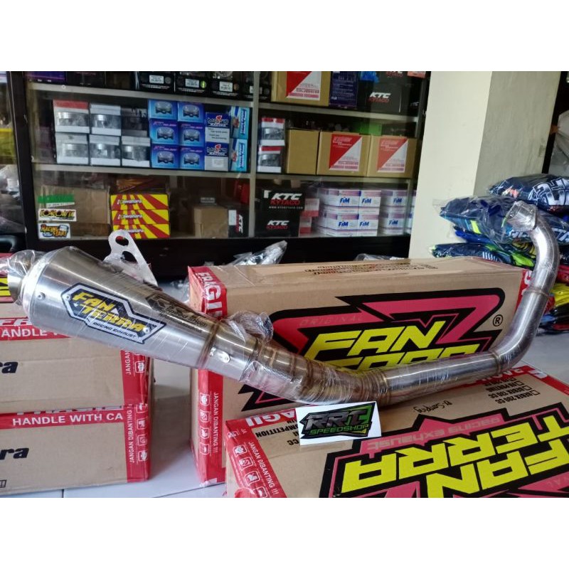 Jual KNALPOT Satria F FU 200cc / Bebasan Fanterra Racing | Shopee Indonesia