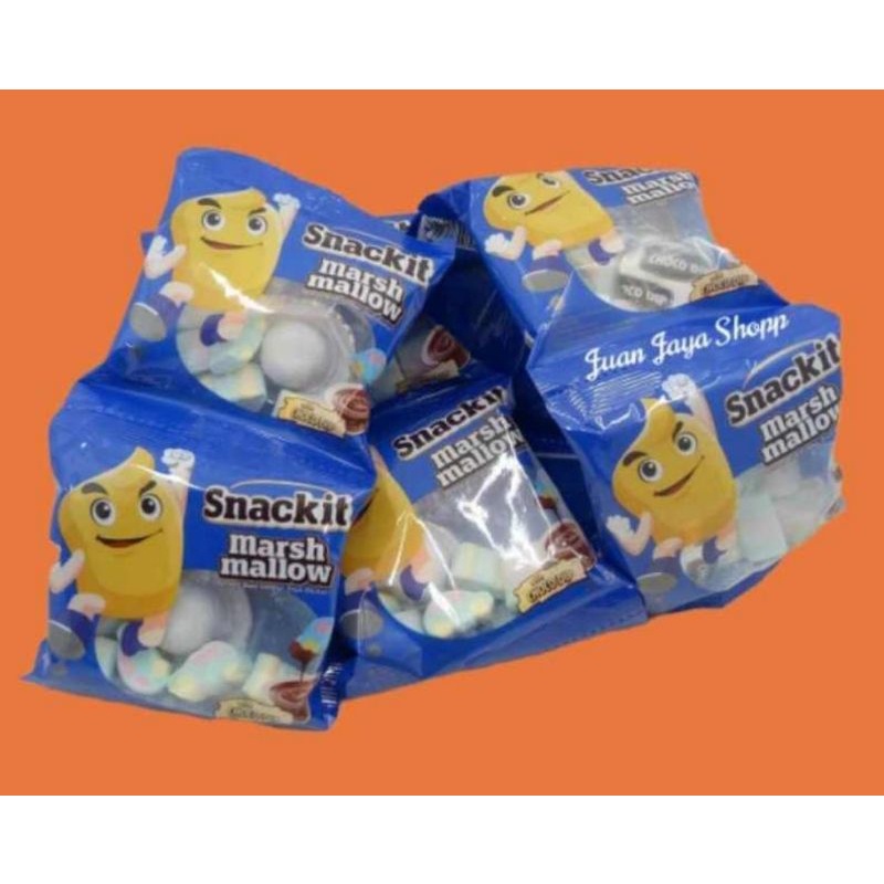 Jual SnackIt Marshmallow Choco Marlo [7g X 10 pcs] | Shopee Indonesia