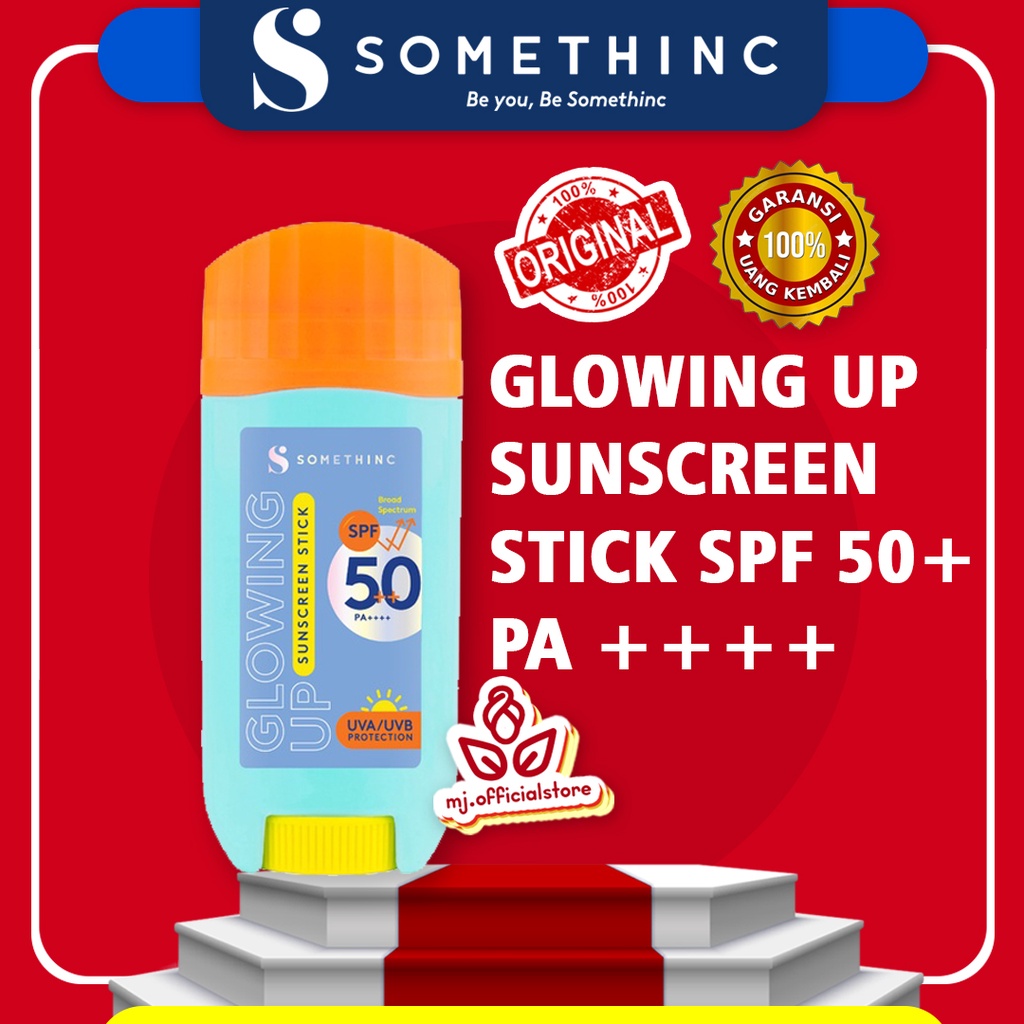 Jual SOMETHINC Something Somthinc Shomethinc Glowing Up Sunscreen Stick SPF 50+ PA ...