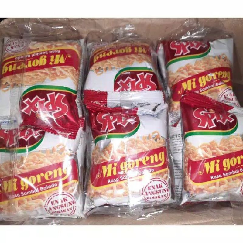 Jual Mie spix Goreng 11 gram ( 1 Pack isi 20 Pcs) | Shopee Indonesia
