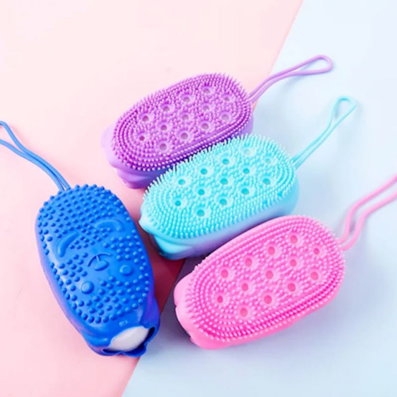 Jual Spons Spon Mandi Sabun Cair Batang 2in1 Sikat Mandi Sabun Batang ...