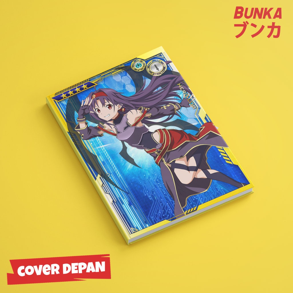 Jual Notebook Anime Sword Art Online Konno Yuki Hardcover A5 Buku Tulis ...