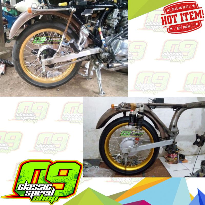 Jual Slebor Spakbor CB125 CB 125 full Pres Kudus skatech AjS mirip ...