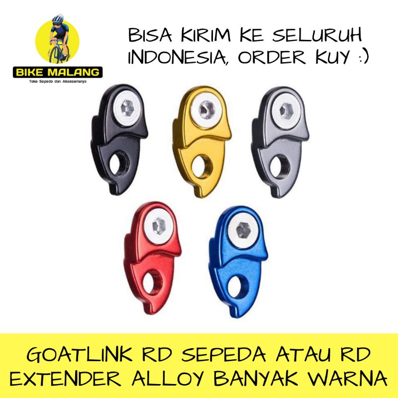 Jual Goatlink RD Sepeda Atau RD Extender Alloy Warna Merah Biru Emas ...