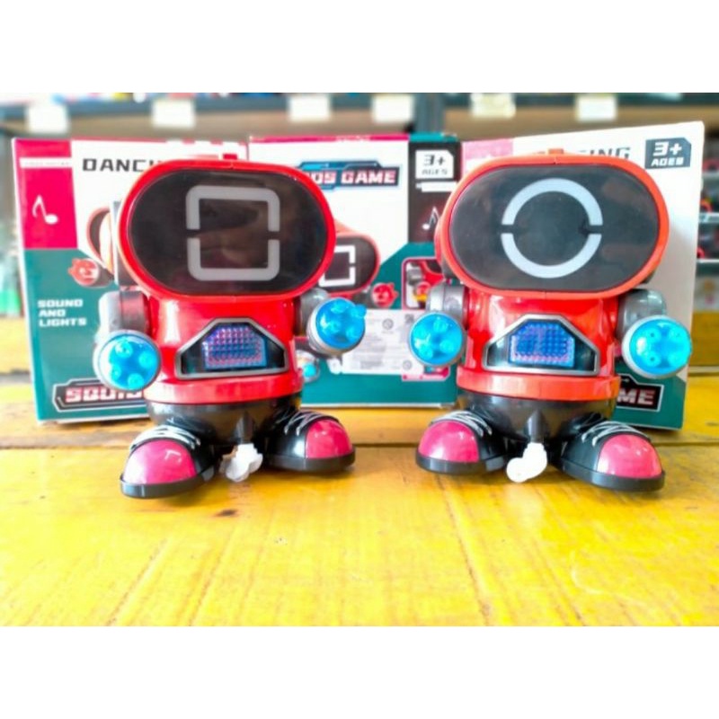Jual MAINAN ANAK ROBOT DANCING SQUID GAME/DANCE ROBOT SQUID GAME ...