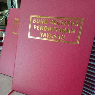 Jual Buku Register Pendaftaran Yayasan | Shopee Indonesia