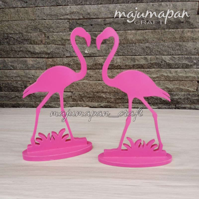 Jual Kangukir_ FLAMINGO PART3 pajangan mini unik hiasan dekorasi rak ...
