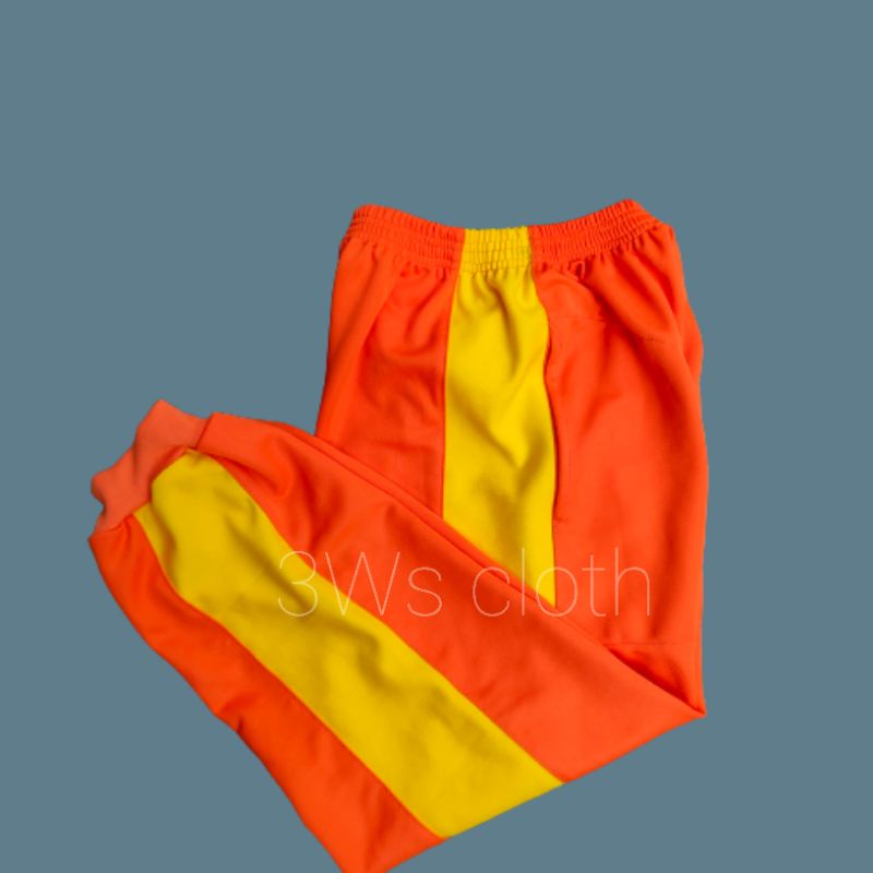 Jual CELANA TRAINING ANAK SD OREN KUNING | Shopee Indonesia