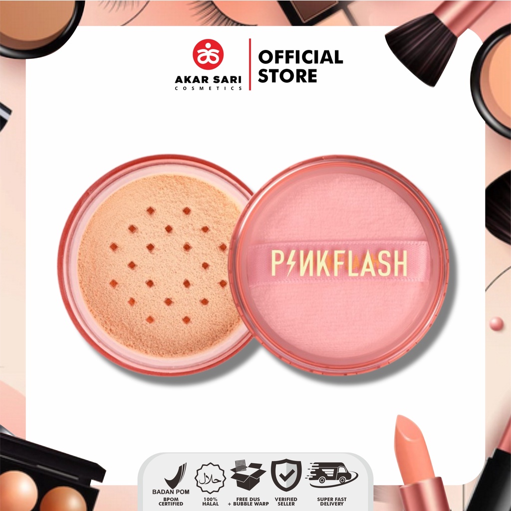 Jual PINKFLASH LASTING MATTE LOOSE POWDER / OIL CONTROL / BEDAK TABUR ...