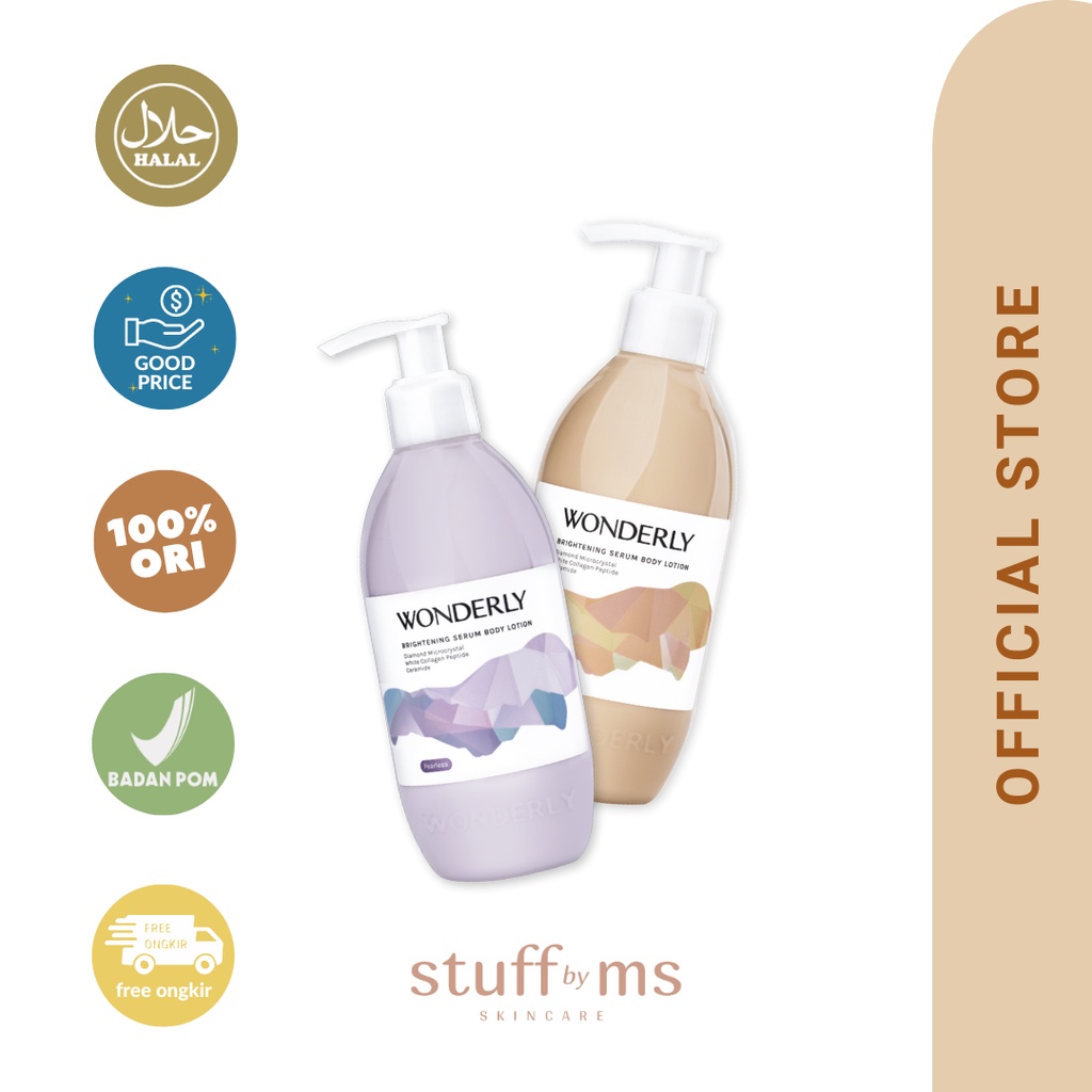 Jual WONDERLY BRIGHTENING SERUM BODY LOTION 300 ML | Shopee Indonesia