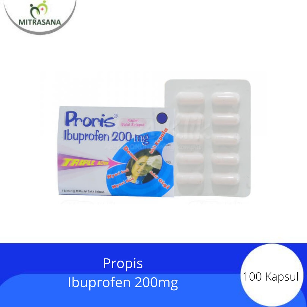 Jual Proris Ibuprofen 200 Mg | Shopee Indonesia