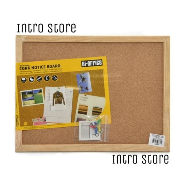 Jual BI-SILQUE PAPAN GABUS/CORK BOARD/FIBER BOARD/PAPAN BULETIN 60x45 ...
