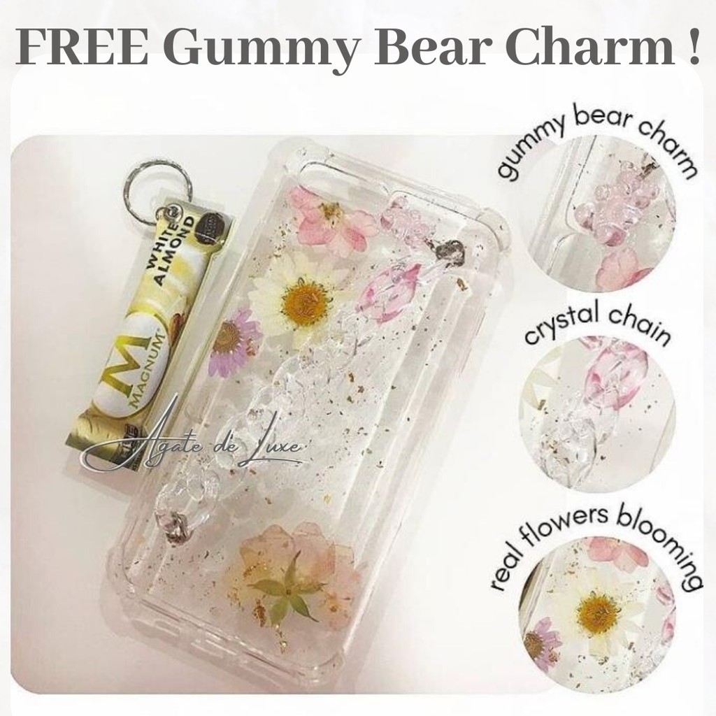 Jual RESIN CHAIN CASE JEWEL custome [DRIED FLOWERS CASING HP] | Shopee ...