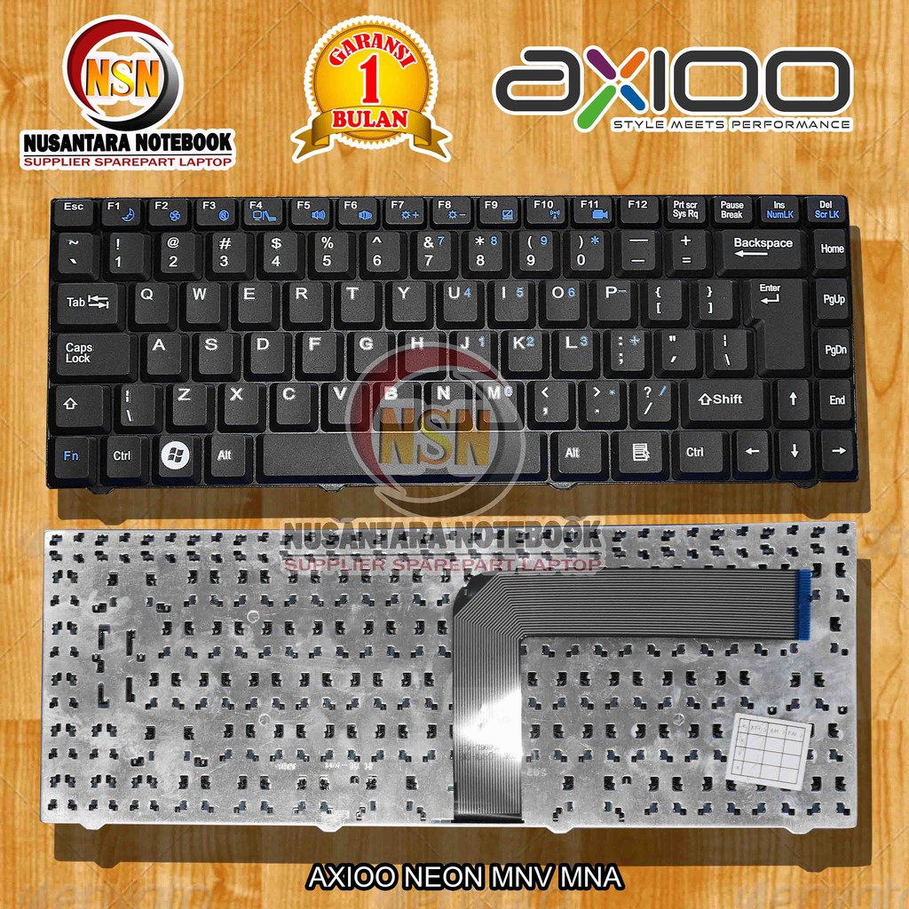 Jual Keyboard Laptop Axioo MNV MNA MNG Series - Hitam | Shopee Indonesia