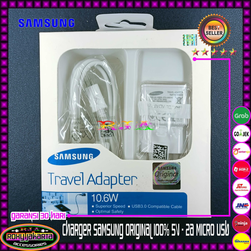 Jual Charger Samsung Galaxy A01 A01 Core A02 A03 A03 Core A6+ A7 (2018) A10 A10s J1 J2 J3 J4 J5 ...