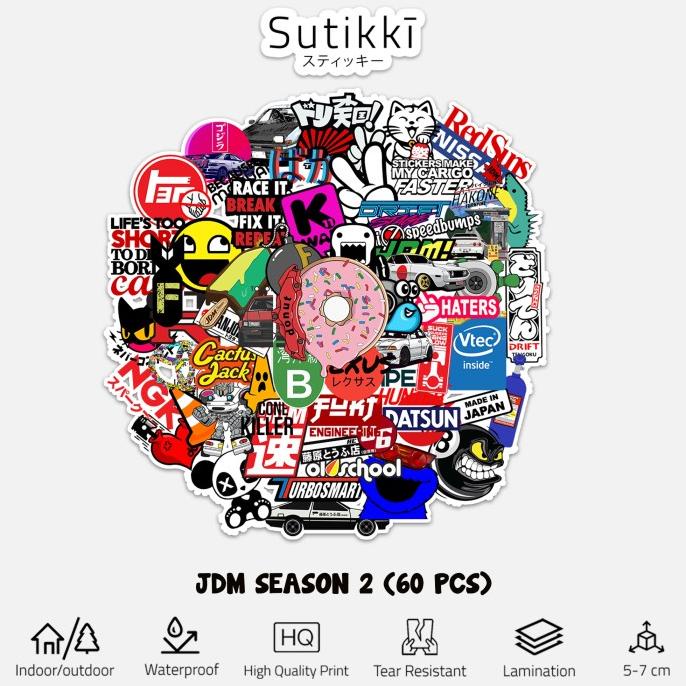 Jual Sticker Pack Logo Japan Domestic Market Car JDM Mobil Stiker ...