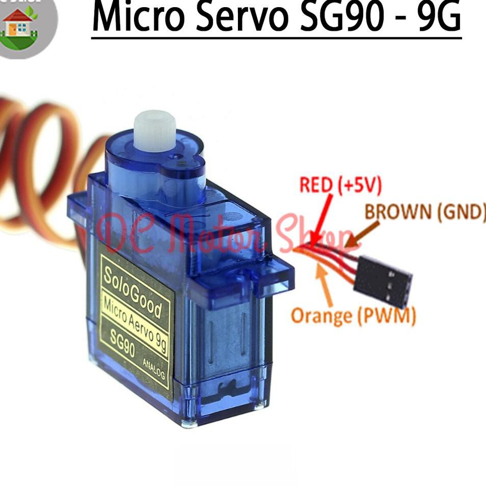 Jual Terkini K0Pjk Micro Servo Motor SG90 9G Tower pro sg90 towerpro sg-90 SG90-9G 47 Readystock ...