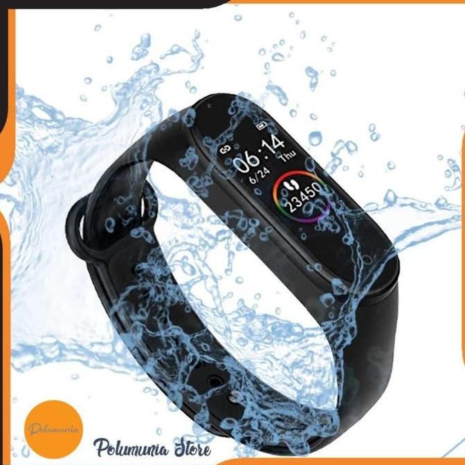 Jual 4 Smartwatch Smart Promo - Hitam M4 Terlaris Xiaomi Mi Band ...