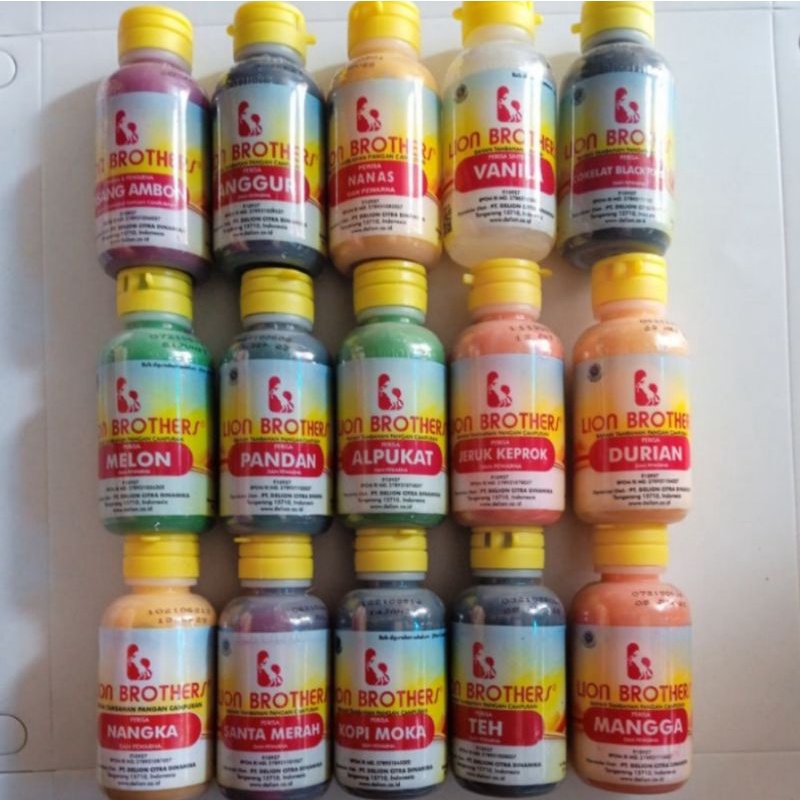 Jual LION BROTHER PASTA 55 ML / PERISA & PEWARNA MAKANAN | Shopee Indonesia