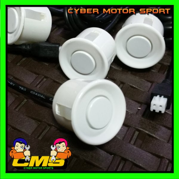 Jual Mata sensor parkir putih universal. Mata sensor mundur universal ...
