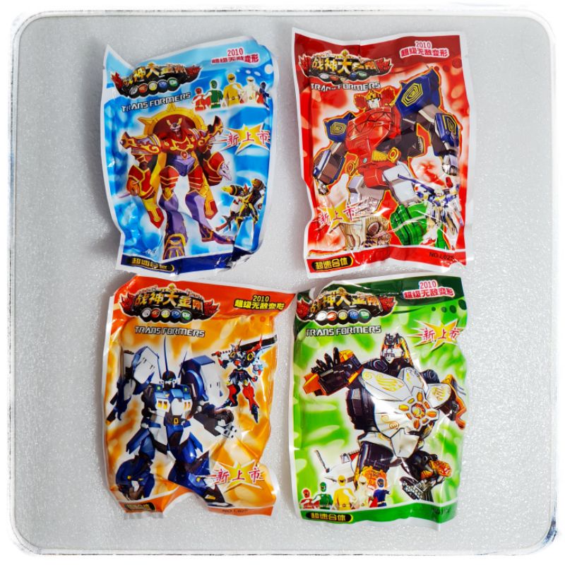 Jual mainan anak jadul robot rakit saset sachet | Shopee Indonesia