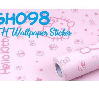 Jual Fresh Wallpaper sticker dinding hello kitty doraemon/walpaper dinding motif alam ukuran 45 ...