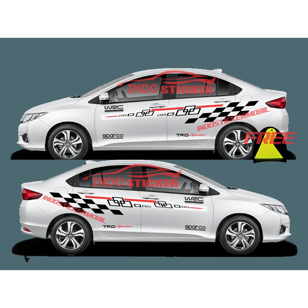 Jual Sticker stiker mobil toyota vios stiker list body mobil vios camry ...