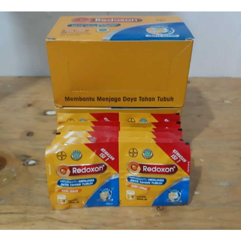 Jual Redoxon Triple Action Sachet isi 2 Tablet | Shopee Indonesia
