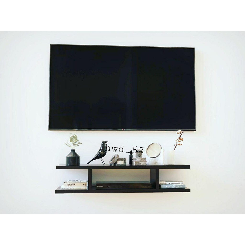 Jual Rak Tv Dinding Minimalis Dekorasi Meja Gantung Susun Serbaguna ...