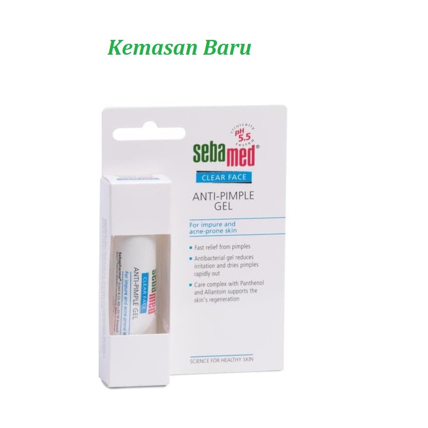 Jual Sebamed Clear Face Anti Pimple Gel 10ml Obat Krim Jerawat Sebamed ...