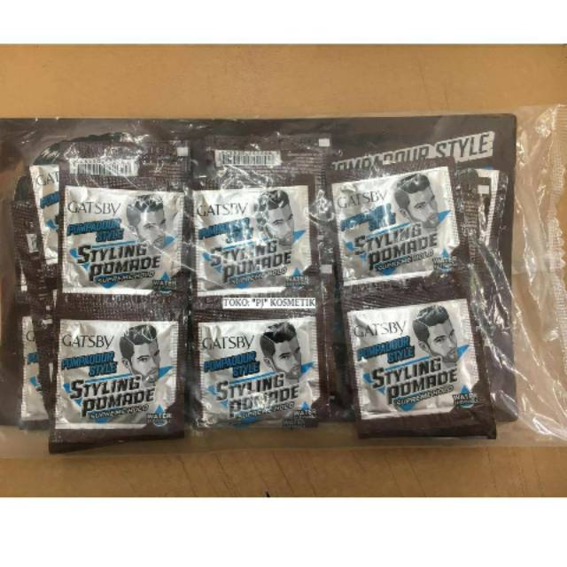 Jual Gatsby styling pomade sachet supreme grease dan supreme hold 1 ...