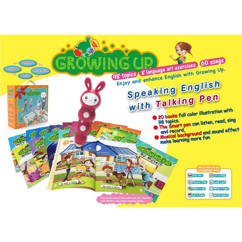 Jual GROWING UP BOOKS(SEJENIS TALKING ENGLISH GROLIER) | Shopee Indonesia