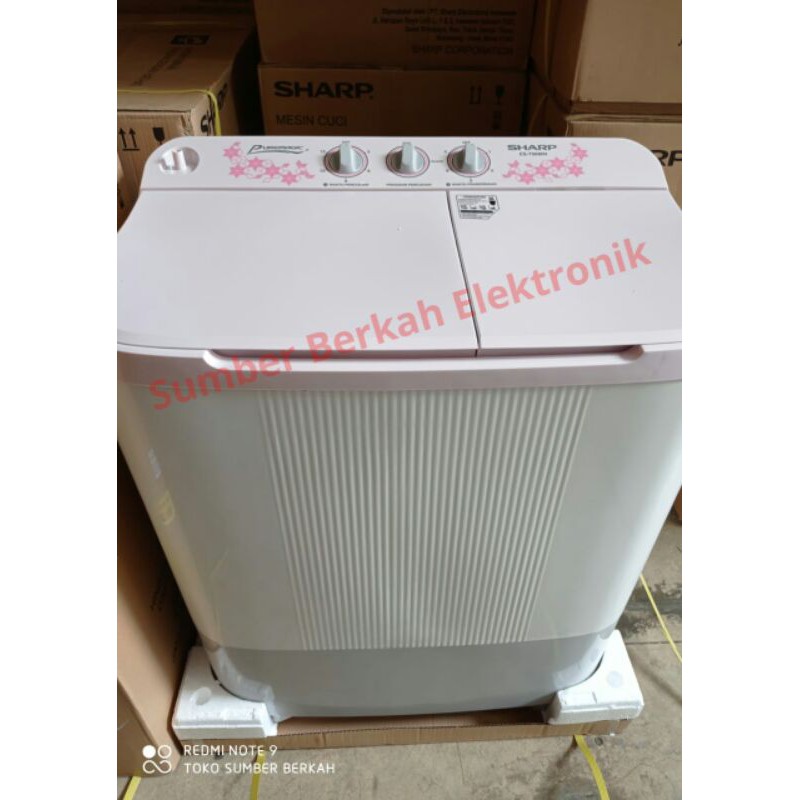 Jual SHARP Mesin Cuci ES - T 90 MW est90mw Mesin Cuci 2 Tabung ...