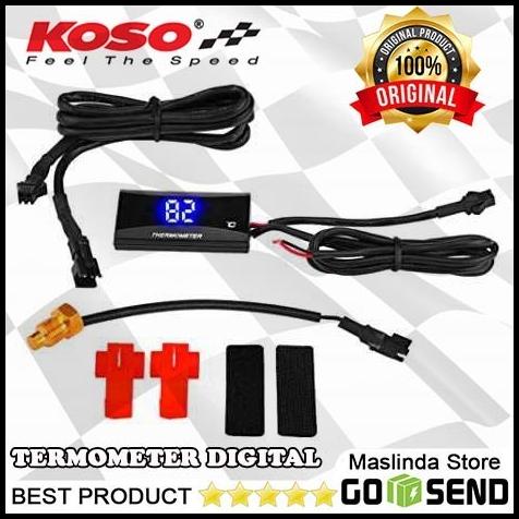 Jual Koso Termometer Digital Pengukur Suhu Air Radiator Mesin Motor ...