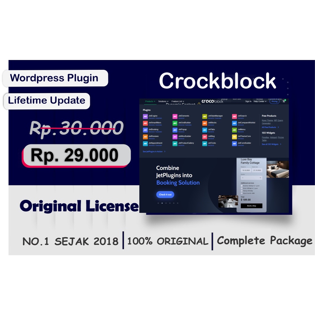 Jual Crocoblock Jet Plugin All Bundle for Elementor - Full Package | Shopee Indonesia