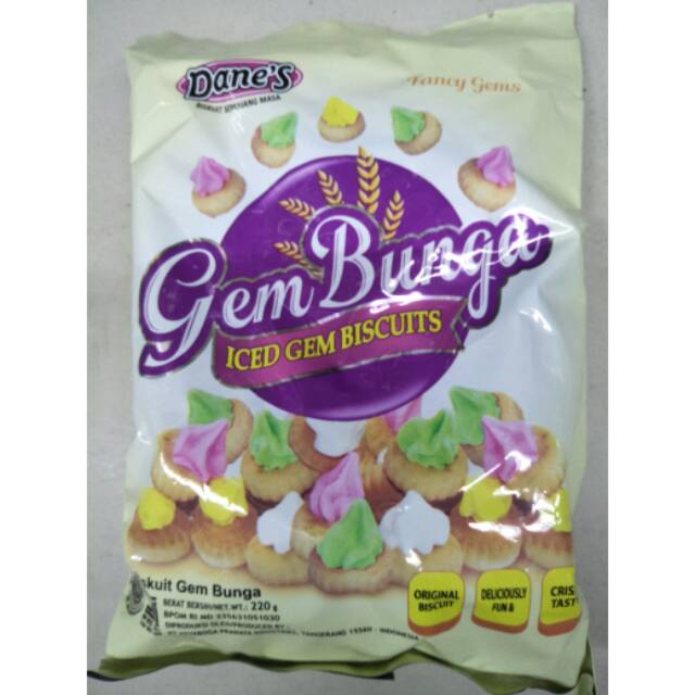 Jual Biskuit Gem Bunga 220 gram | Shopee Indonesia