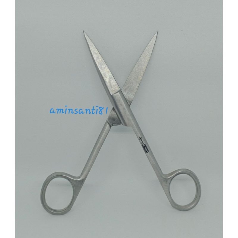 Jual Gunting Operasi Bedah 14cm Lurus Ujung Tajam-Tajam | Shopee Indonesia
