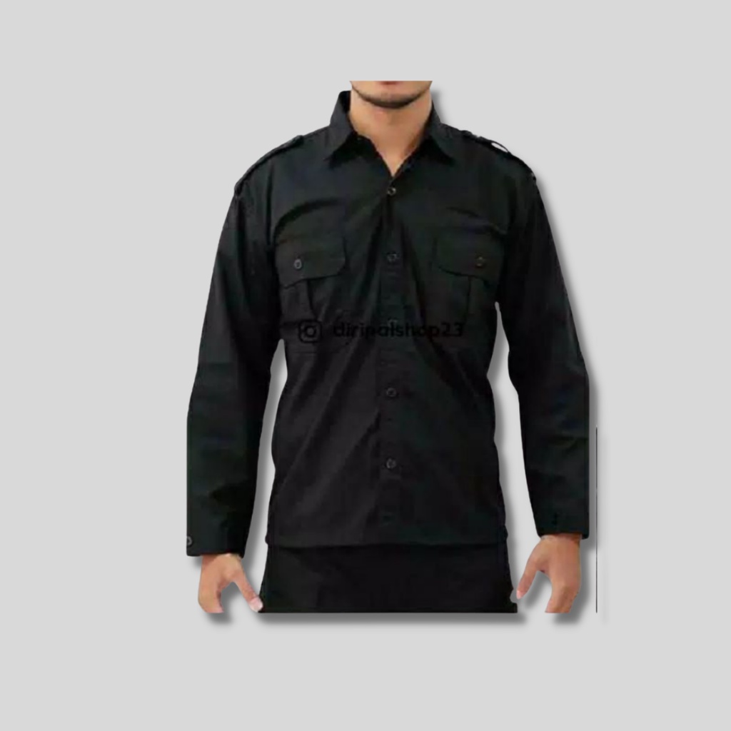 Jual Kemeja PDL Lapangan Hitam | Shopee Indonesia