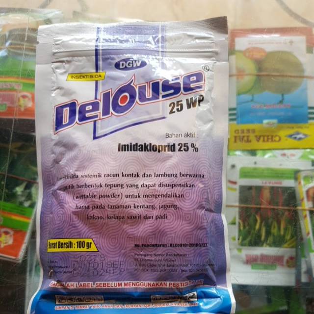 Jual Insektisida DELOUSE 25WP 100gr pembasmi hama | Shopee Indonesia
