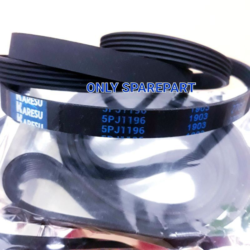 Jual Fan belt vanbelt v belt 5PJ 1196 Dryer Mesin Cuci Electrolux ...