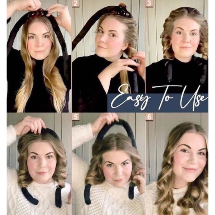 Jual mulberry silk / heatless curl alat keriting rambut PREMIUM ...