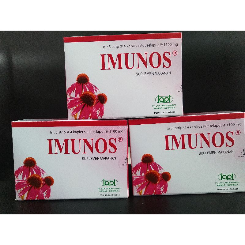 Jual Imunos Kaplet/ Box/ 20 Kaplet/ Multivitamin | Shopee Indonesia