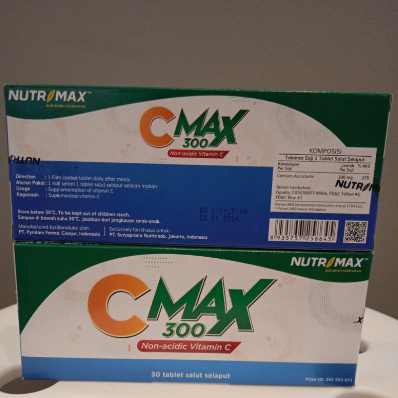 Jual nutrimax cmax 300mg | Shopee Indonesia