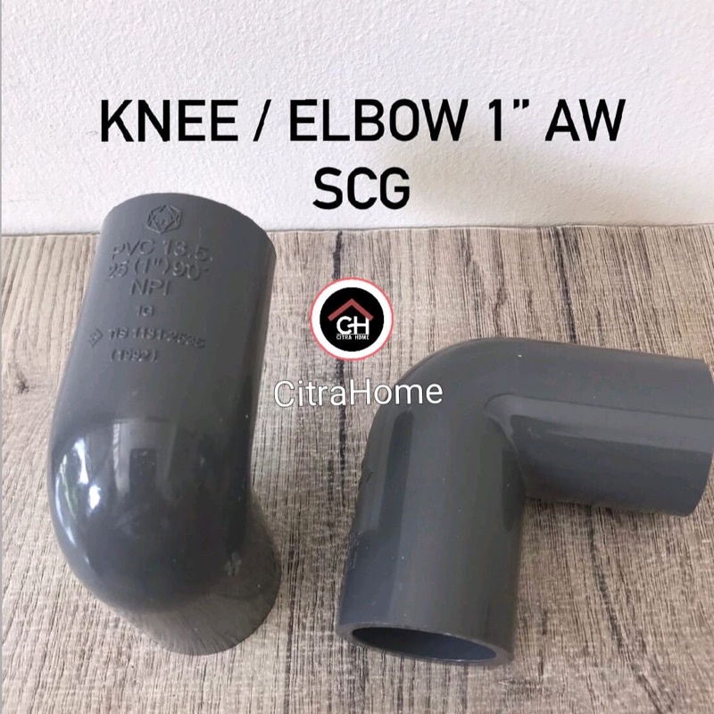 Jual Knee Elbow PVC 1” AW SCG | Shopee Indonesia