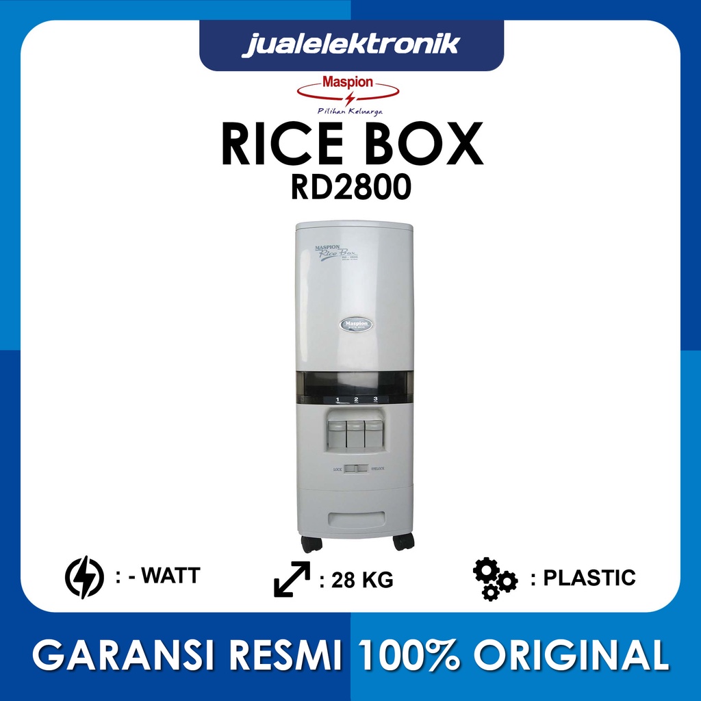 Jual Maspion Rice Box 28 Kg Full Box – RD2800 | Shopee Indonesia