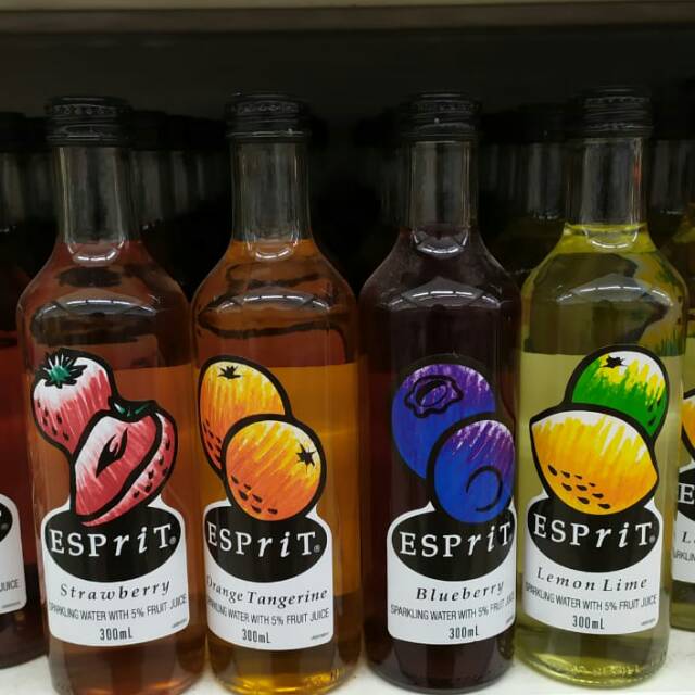Jual Esprit sparkling water with fruit juice 300ml | Shopee Indonesia