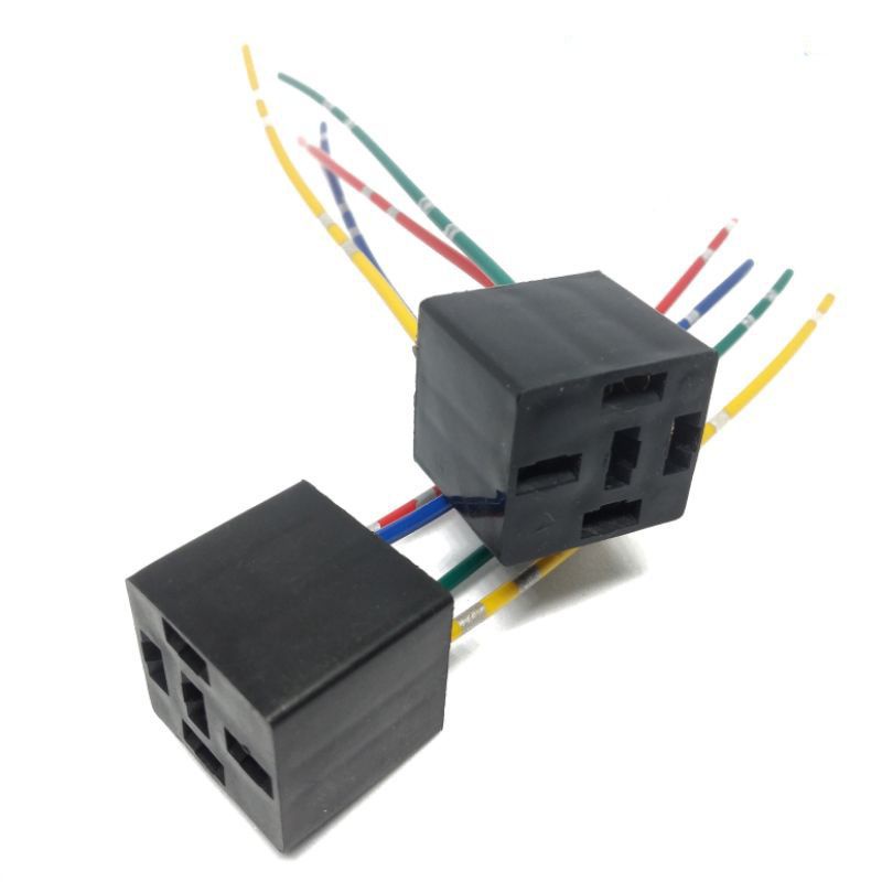 Jual SOCKET CABLE RELAY / SOKET RELAY KLAKSON & LAMPU KAKI 4 | Shopee ...