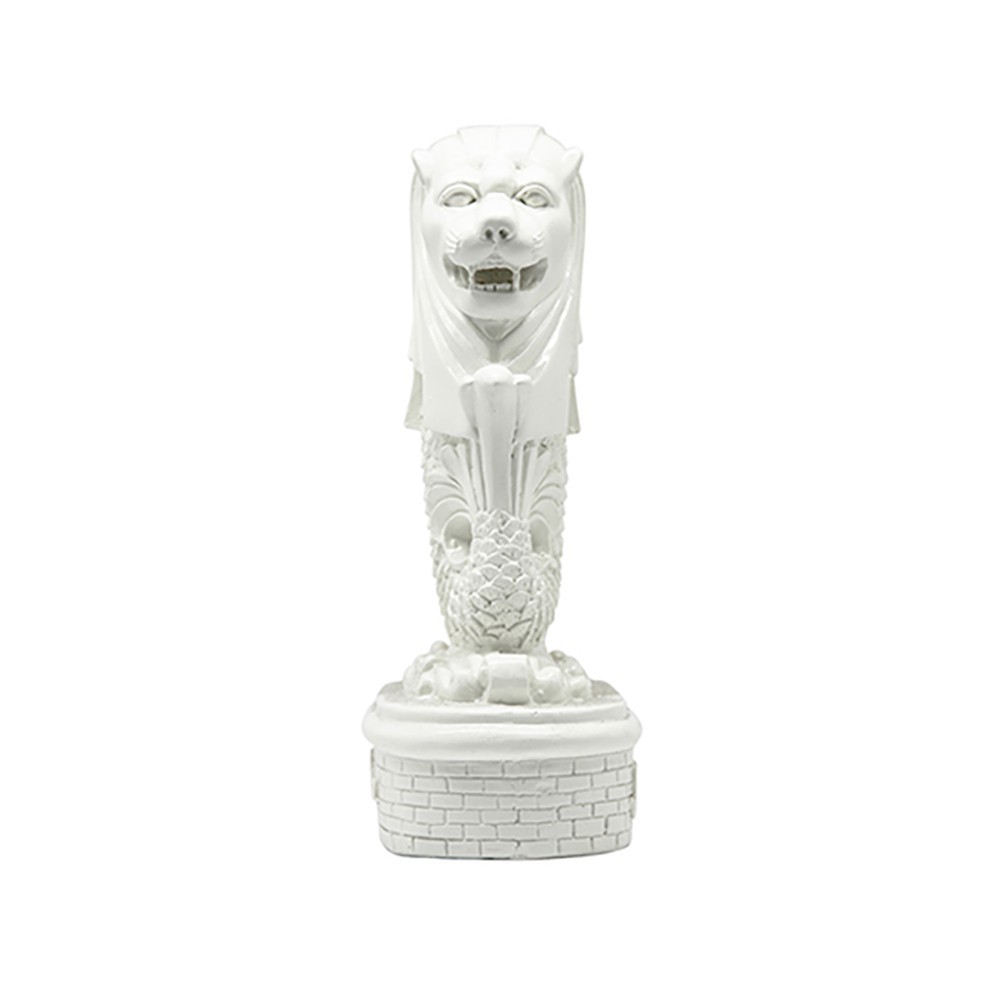Jual 7" Merlion Statue (Marble White) | Shopee Indonesia