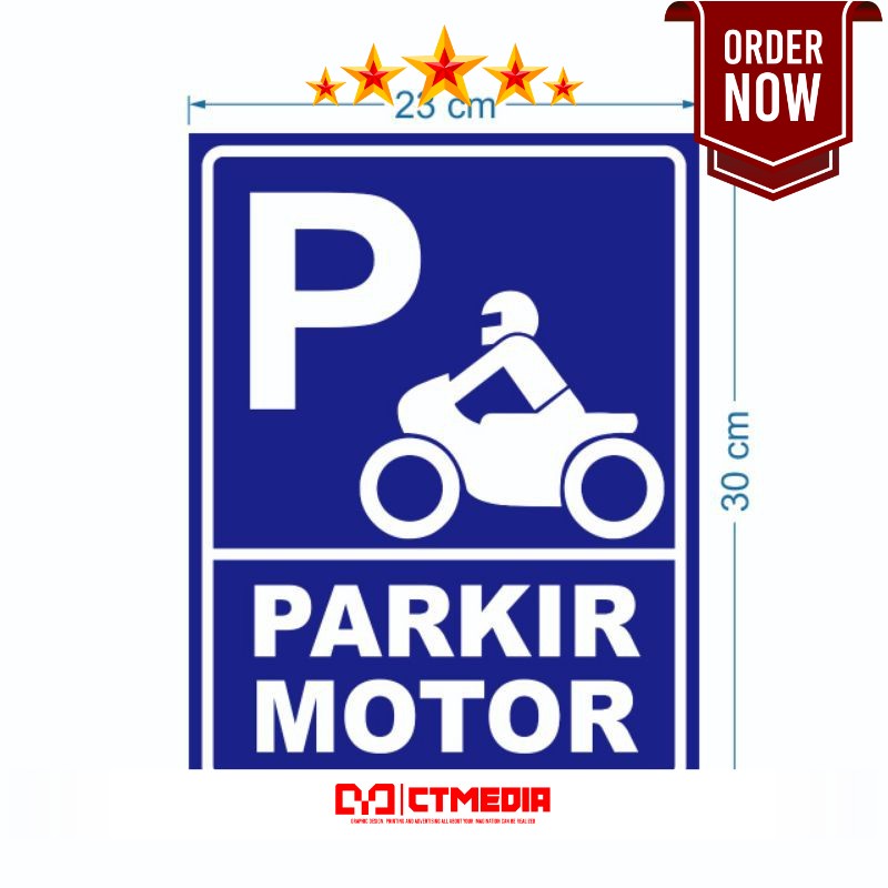 Jual STIKER PARKIR MOTOR | Shopee Indonesia
