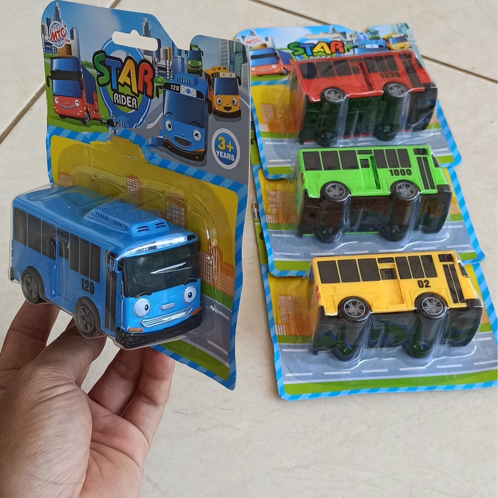 Jual Star Rider 9cm MiniBus Warna Buka Pintu Geser Biru Merah Hijau ...